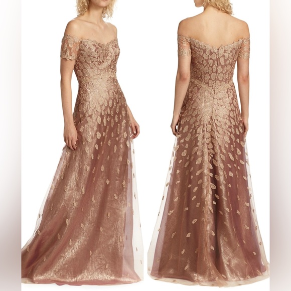 Rene Ruiz | Dresses | Rene Ruiz Collection Metallic Embellished ...